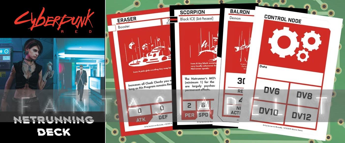 Fantasiapelit - verkkokauppa - Cyberpunk RED Netrunning Deck