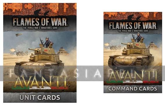Fantasiapelit - verkkokauppa - Italian Avanti Command and Unit Cards ...