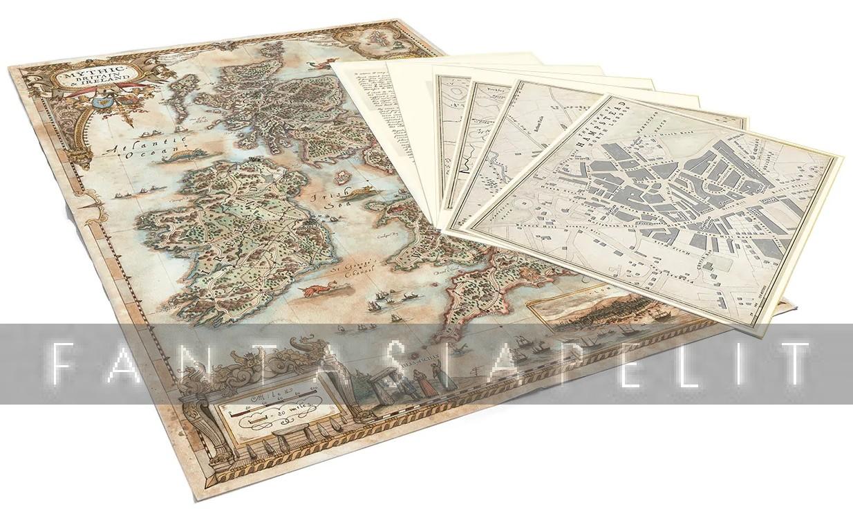 Fantasiapelit - verkkokauppa - Vaesen RPG: Mythic Britain & Ireland Map ...