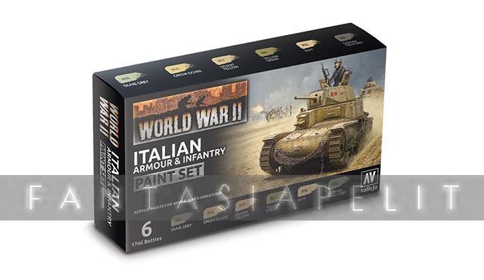 Fantasiapelit - verkkokauppa - WWII Paint Set Italian Armour & Infantry ...