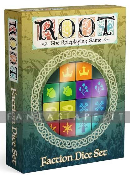 Fantasiapelit - verkkokauppa - Root the Roleplaying Game: Faction Dice Set
