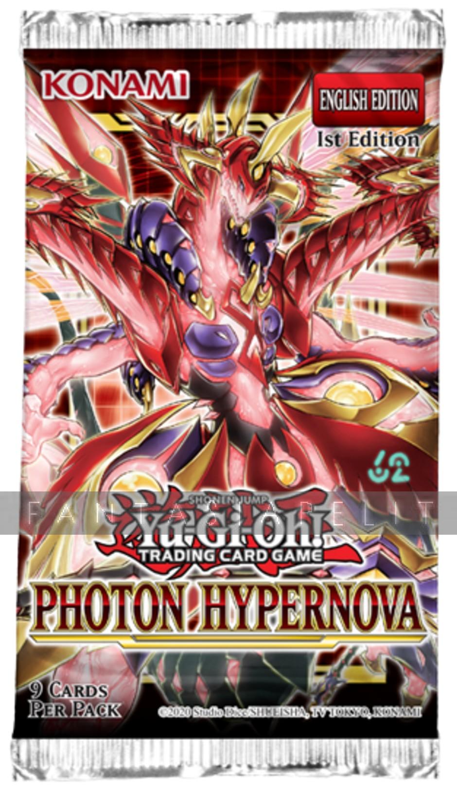 Fantasiapelit - verkkokauppa - Yu-Gi-Oh! Photon Hypernova Booster // viivakoodi 4012927947753