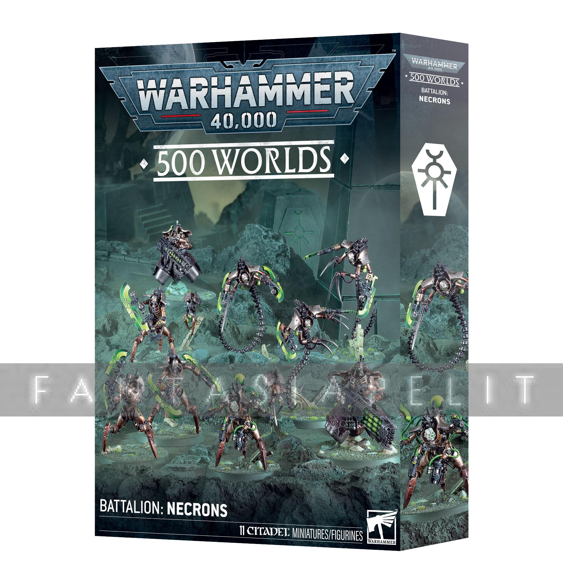Fantasiapelit - verkkokauppa - 500 Worlds Battalion: Necrons ...