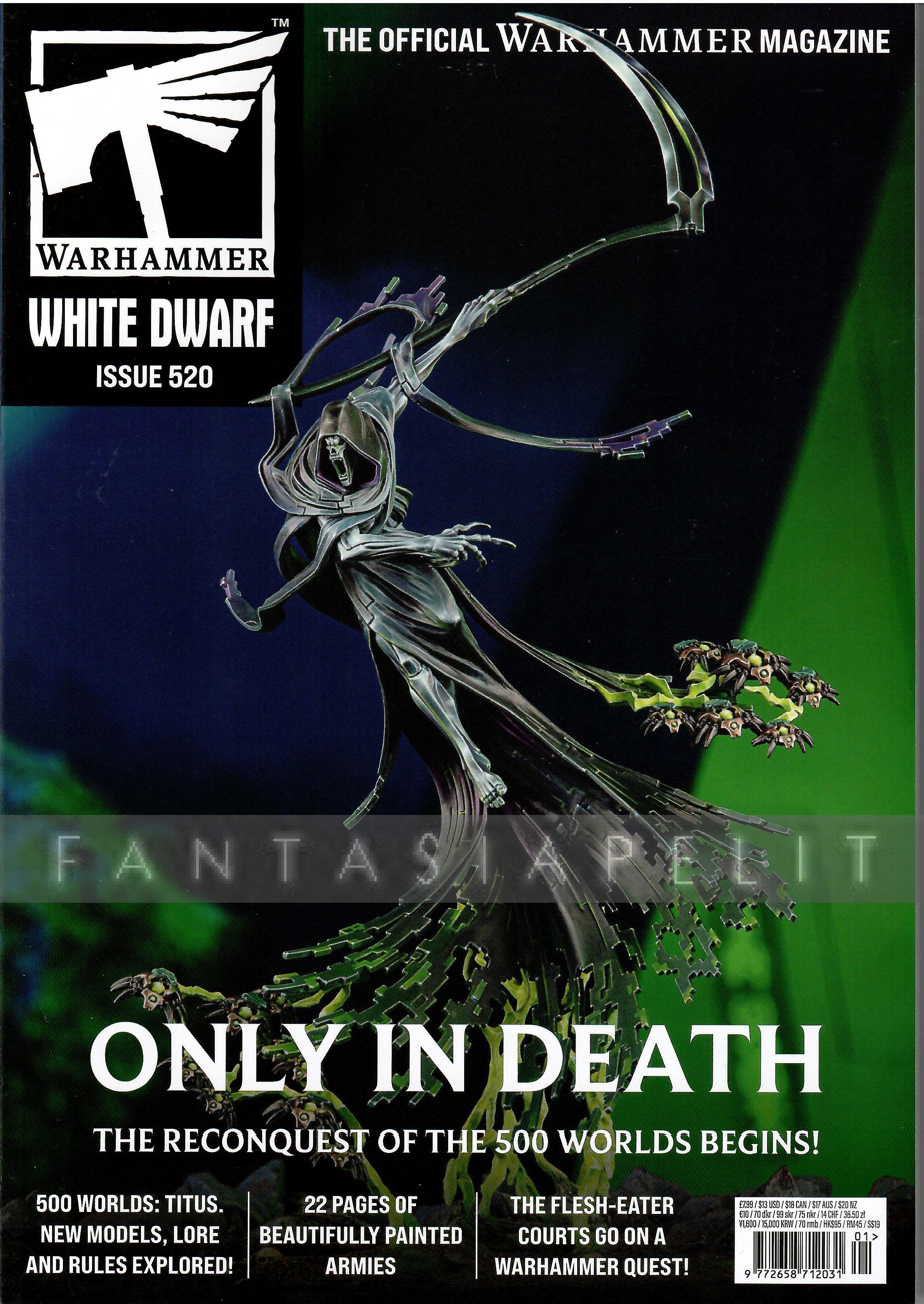 Fantasiapelit - verkkokauppa - White Dwarf 520 // viivakoodi 5011921263806